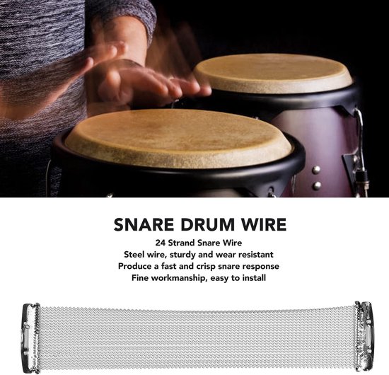 Snare Drum Wire, High Hardness Metal 24 Strand Drum Wire Vervanging ...