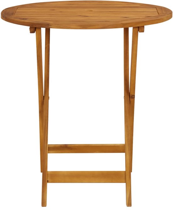 vidaXL Bistroset - 3-delig - Massief Acaciahout Tuinmeubel - Bistro Set ...