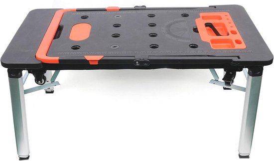 Inklapbare multifunctionele werkbank 7-in-1 - Werktafel, zaagbok, rolplank en meer,... | bol