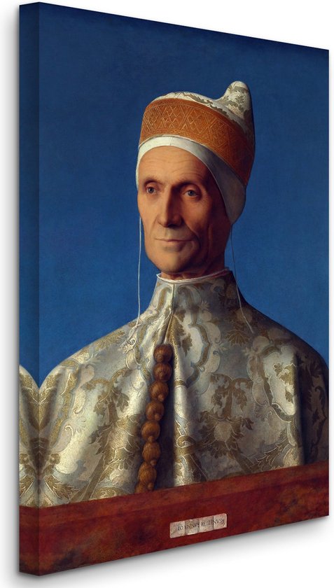Giovanni Bellini - Portrait of Doge Leonardo Loredan - Portret van Doge ...