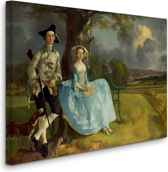 Thomas Gainsborough - Mr and Mrs Andrews - Meneer en mevrouw Andrews ...