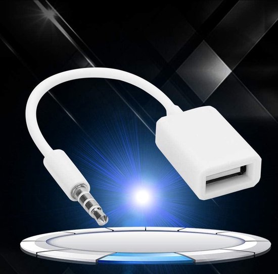 3.5mm Male naar USB Female AUX Audio Kabel Converter Adapter - Voor CD ...