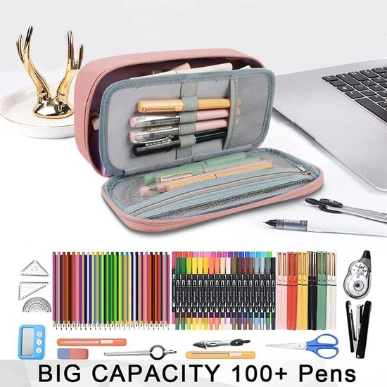 Groot waterdicht etui met handvat voor school | bol