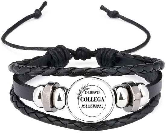 Akyol - de beste collega dat ben ik dus armband zwart - Collega - beste collega -... | bol