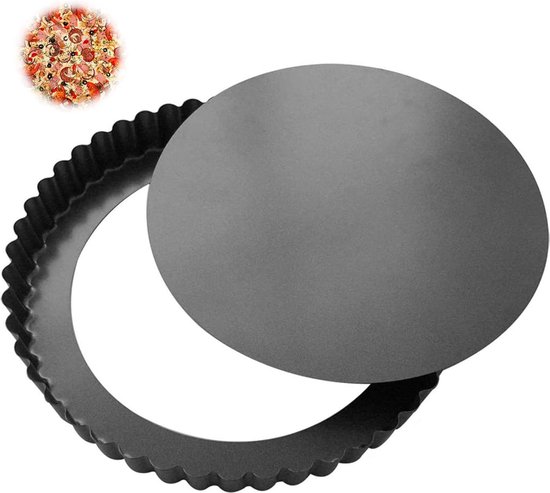 Taartvorm, taartvorm 26 cm, quichevorm, quichevorm 26 cm, taartvorm met hefbodem,... | bol
