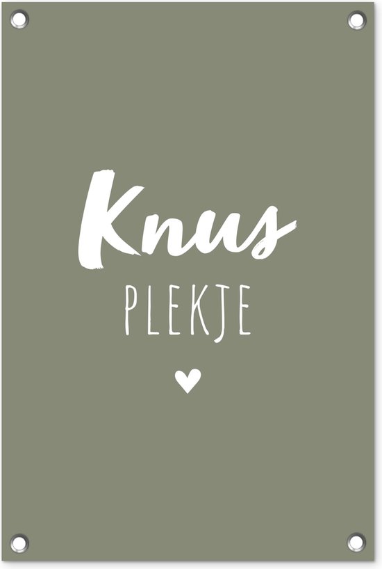 Tuinposter - Spreuken - Quotes - Knus - Groen - Tuin - Knus plekje ...