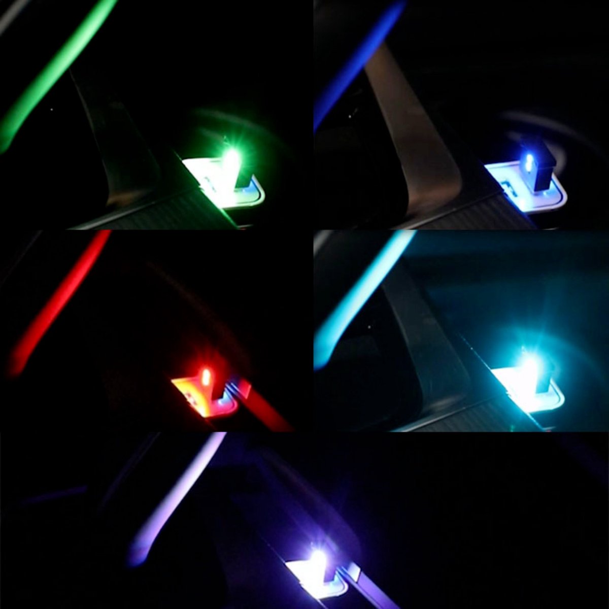 USB Led Verlichting RGB - Multicolor - USB LED Lampje voor Auto ...