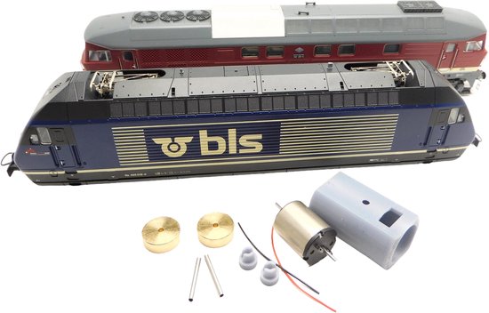 micromotor HR018C motor ombouwset voor Roco BR 101, Ludmilla, BR 130 ...