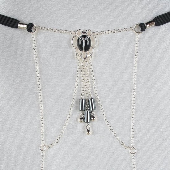 Sylvie Monthulé - G-String Secret Scarab (Zilver) Maat 42 | bol