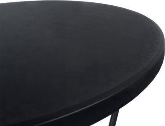 4x Zwarte Statafel + Zwarte Statafelrok x 4 – ø80 cm x 110 cm hoog – Cocktailtafel –... | bol
