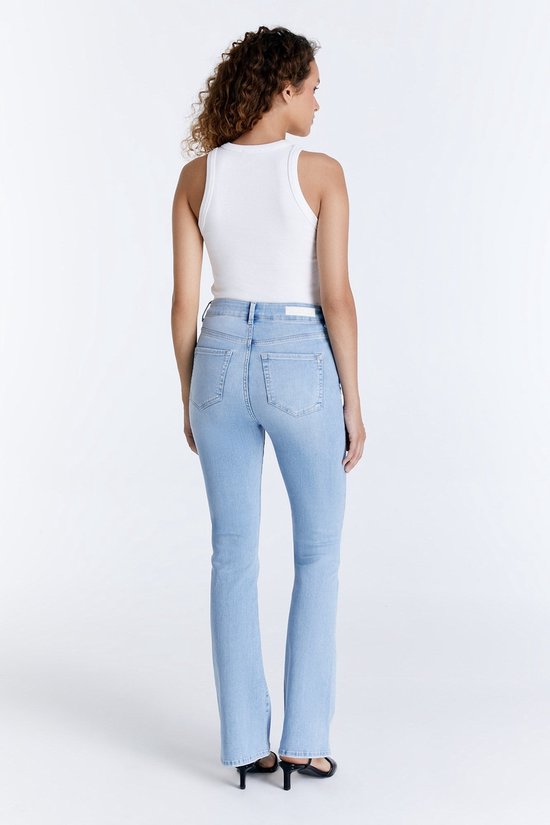 COJ - Matilda - Dames Flare Jeans - Light Blue | bol
