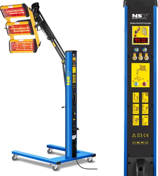 MSW Infrarood straler - Infrarood lamp - Verf droger | bol