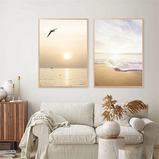 Set van 3 posters voor de woonkamer, afbeeldingen, decoratie voor de ...