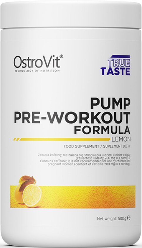 Pre-Workout - Pump Pre-Workout - 500g - OstroVit - Citreon | bol.com
