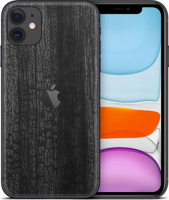dskinz Telefoonsticker Back Skin for Apple iPhone 11 Charcoal | bol.com