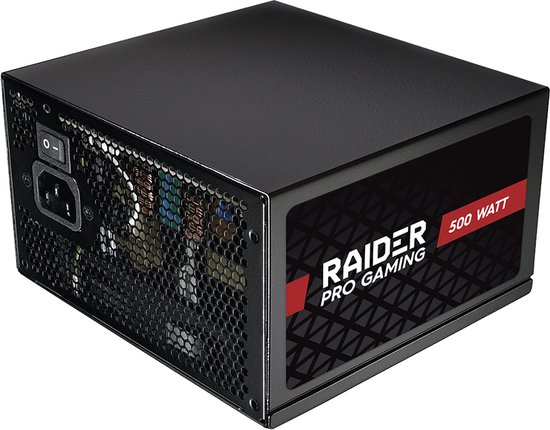 RAIDER PRO GAMING Power Supply - PC Voeding - PSU ATX 500 WATT | bol