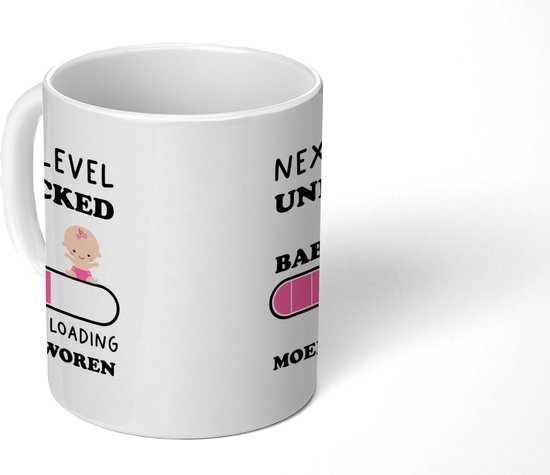 Mok - Koffiemok - Spreuken - Mama - Next level unlocked: baby. Loading ...
