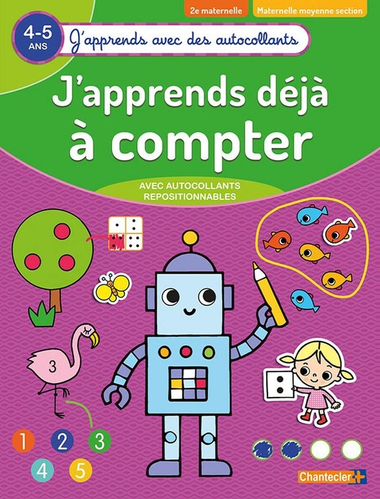 J'apprends avec des autocollants - J'apprends déjà à compter (4-5 a ...