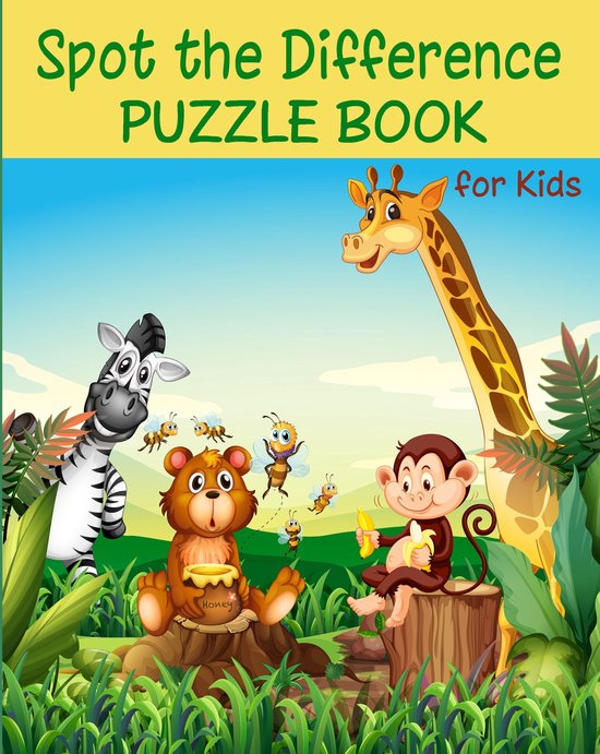 Spot The Difference_ Puzzle Book for Kids (ebook), Green Planet House ...
