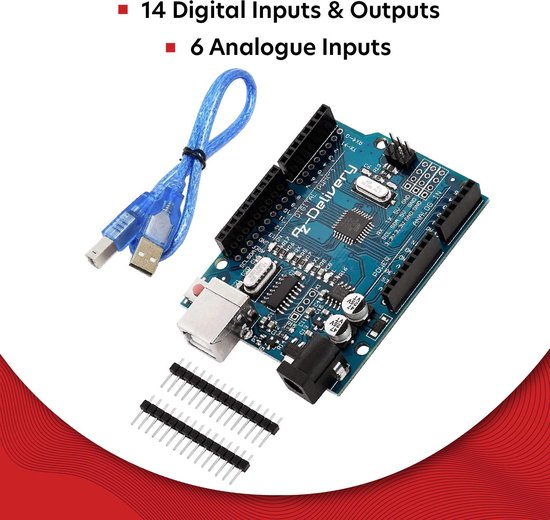 AZDelivery 3 x Microcontroller AZ-ATmega328 board met USB-kabel | bol