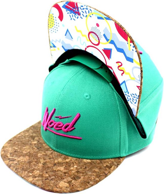 Woed | 90s - Snapback - Pet - Petrol - Kurk - One size | bol