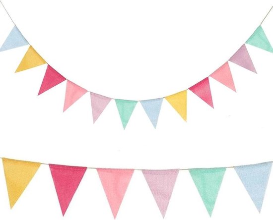 Jute Vlaggenlijn - Vlaggetjes - Vlaggetjes Slinger - Vlaggen - Duurzaam ...