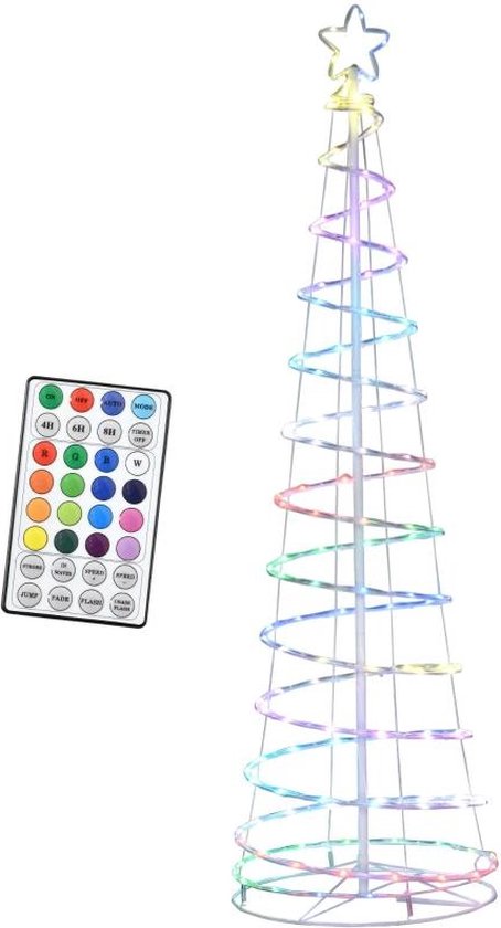LED lichtjes spiraal kerstboom met 135 mini lampjes 55 x 183 cm | bol