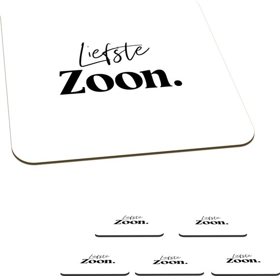 Onderzetters voor glazen - Zoon - Tekst - Liefste Zoon - Quotes ...