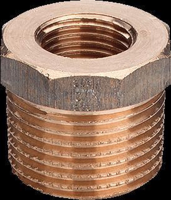 Viega verloopring 1/2 bu. x 1 4 bi. brons | bol