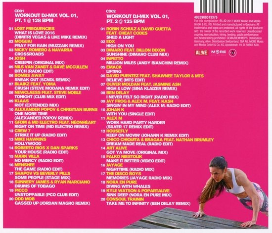 Various Artists - Workout DJ Mix Vol.1 (2 CD), various artists | Muziek ...