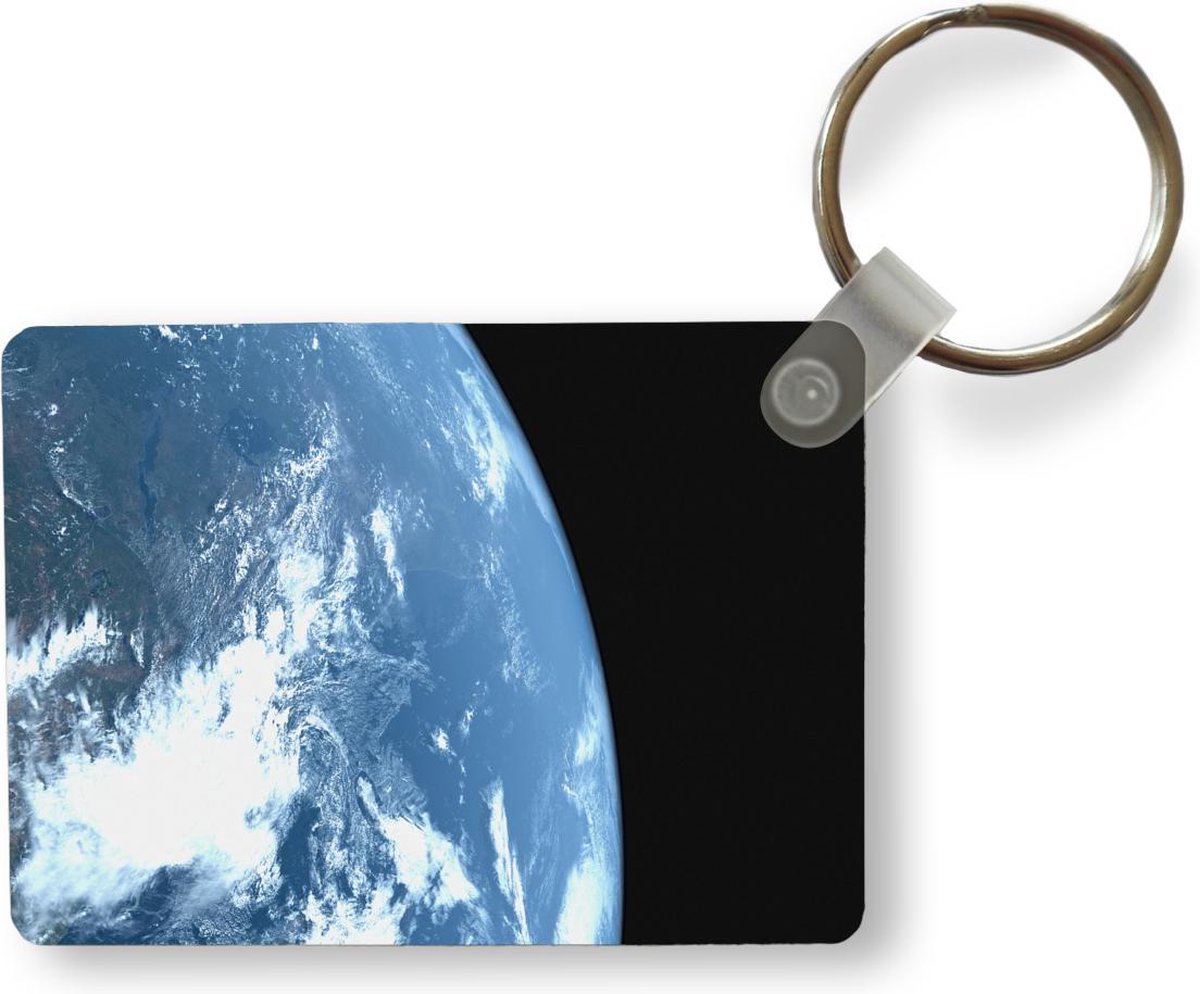 Keychain Earth - Globe d'un satellite porte-clés plastique - porte-clés ...
