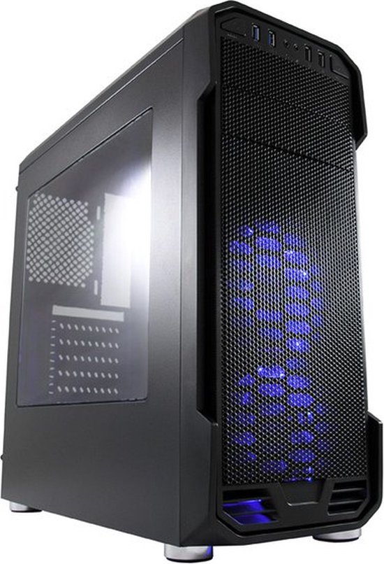 LC-Power Gaming 984B - Dragonslayer Midi Tower Zwart | bol