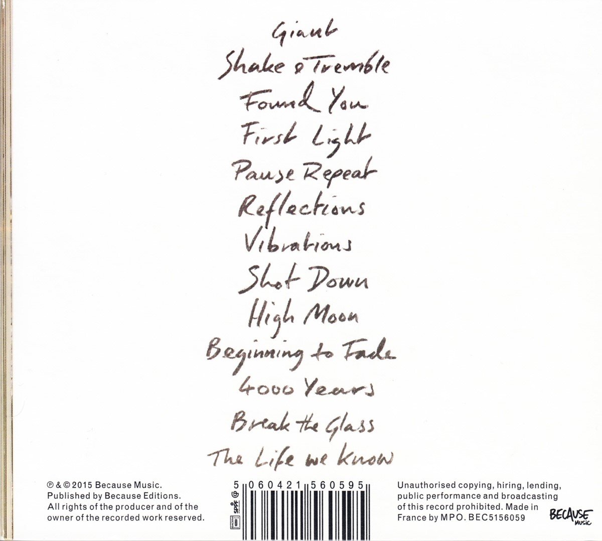 Django Django - Born Under Saturn (CD), Django Django | CD (album ...