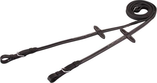 Teugel Eventa Pro Grip Fancy 16mm ronde gespen Tobacco - Full | Bruin ...