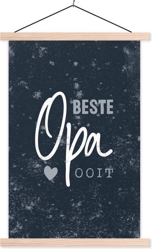 Posterhanger incl. Poster - Schoolplaat - Cadeau opa - Quote - Vintage ...