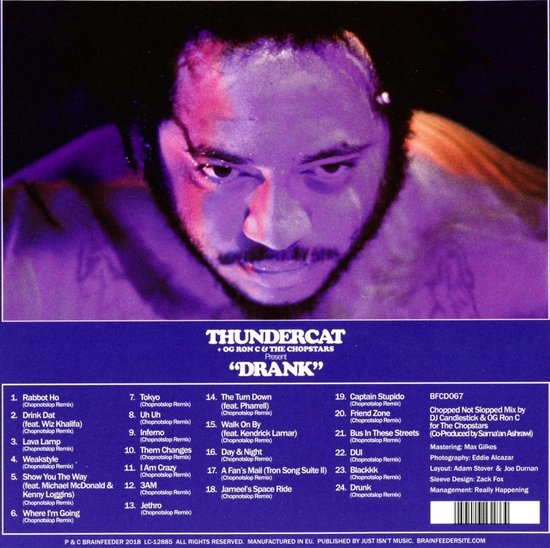 Thundercat + OG Ron "C" & The Chopstars - Drank (CD), The Chopstars ...
