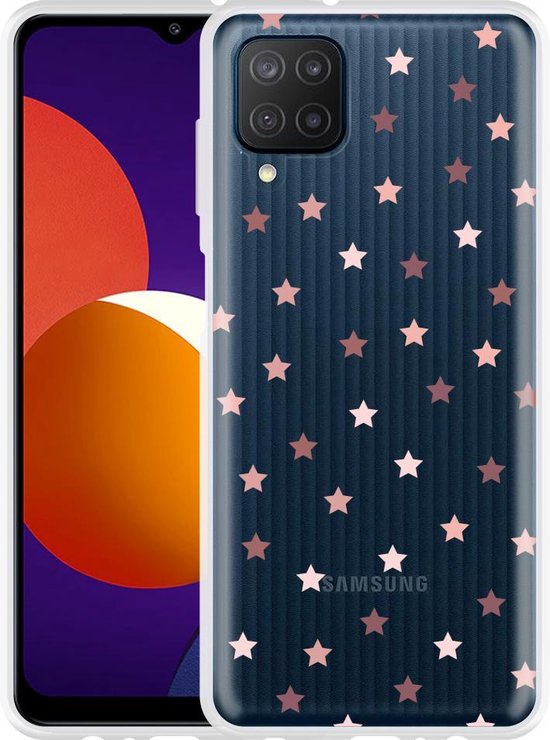 Samsung Galaxy M12 Hoesje Stars - Designed by Cazy | bol.com