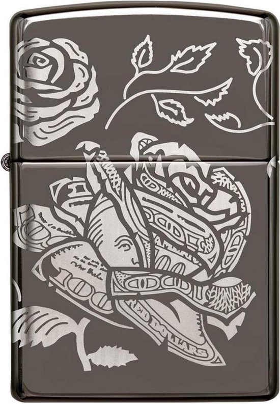 Aansteker Zippo Rose Dollar | bol