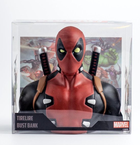 Marvel - Money Box Blister Box - Deadpool Bust 20 cm | bol.com