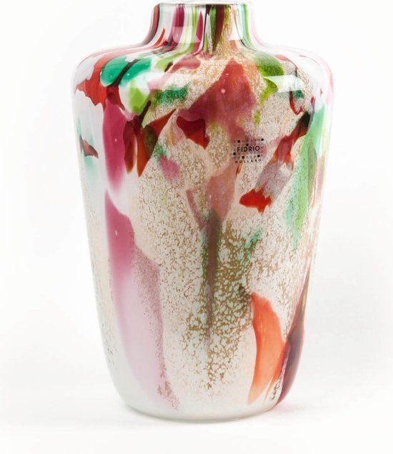 Design vaas Toronto - Fidrio MIXED COLOURS - glas, mondgeblazen ...