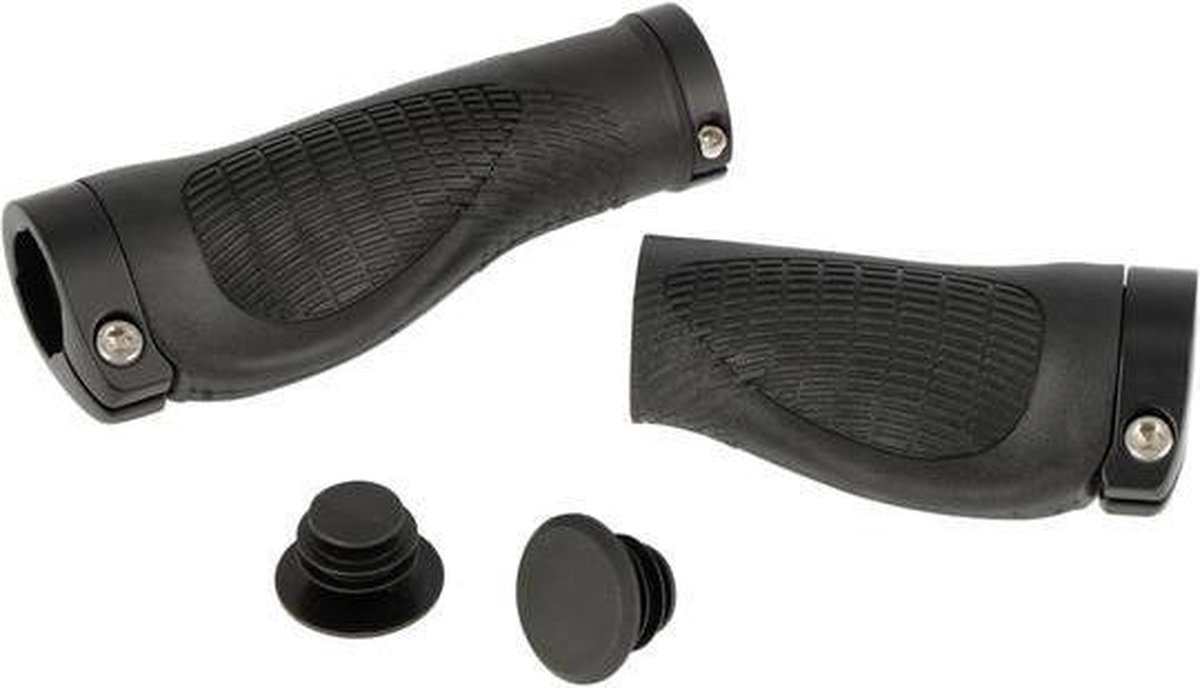 Trivio - Fiets Handvatten Nexus 128/95 Rubber Ergonomisch Lock-On Zwart ...
