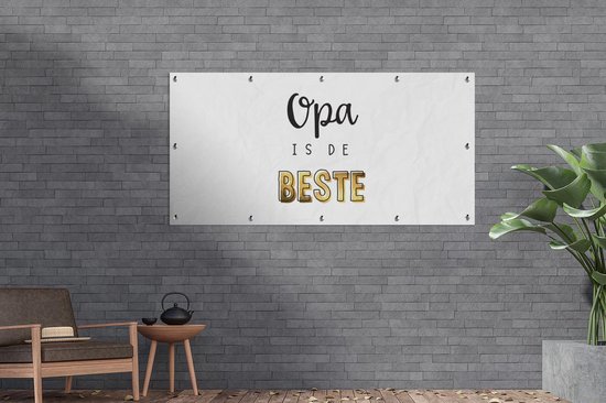 Schuttingposter Vaderdag geschenk - Opa - Quote - Opa is de beste ...