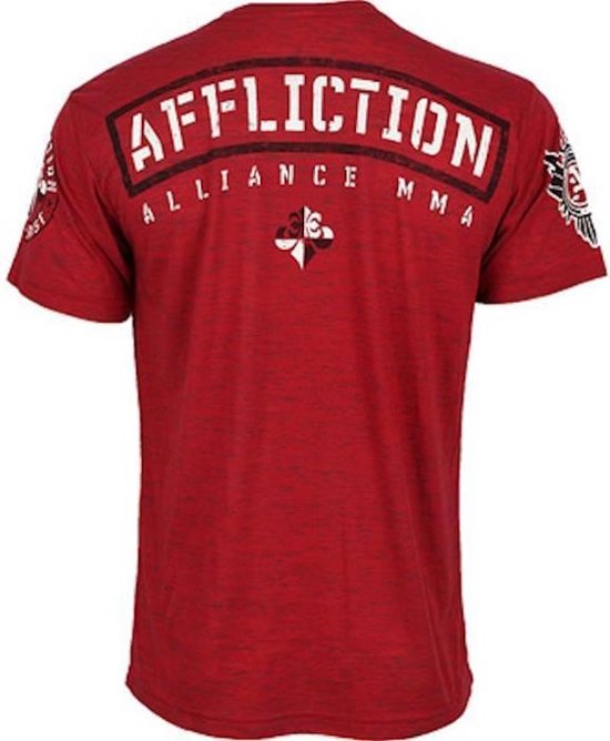 Affliction Alliance MMA Gym T Shirt Red MMA Kleding maat M | bol