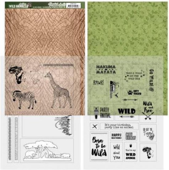 Printed Sheets - Amy Design - Wild Animals | bol