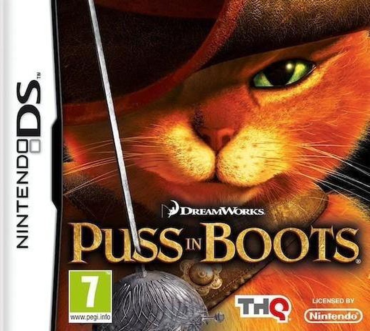 THQ De gelaarsde kat, NDS video-game Nintendo DS Nederlands | Games ...