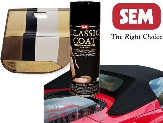 SEM Classic Coat Lederlak in spuitbus - 17193 Navy | bol