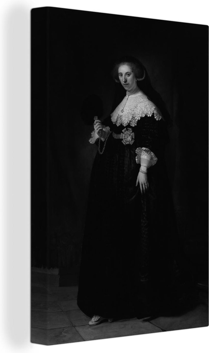 Canvas Schilderijen - Het Oopjen Coppit - Rembrandt van Rijn - 20x30 cm ...