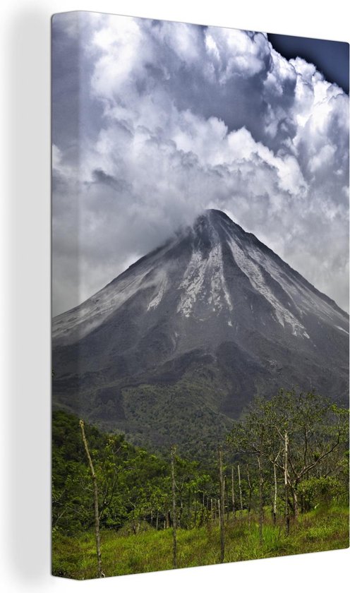 The North American Volcano Arenal in Costa Rica Canvas 20x30 cm - small ...