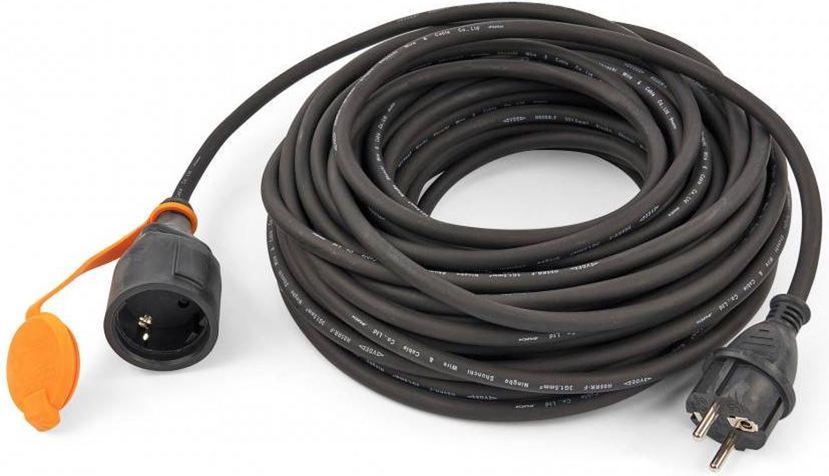 Rallonge électrique - 20m - 3200W - IP44 - SCHUKO - RELEC493791 | bol.com