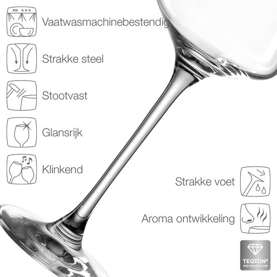 Leonardo Puccini Digestief glazen - 6 stuks - Kristalhelder en krasvast ...